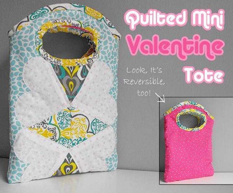Quilted Mini Tote Bag Pattern – CraftWeekly